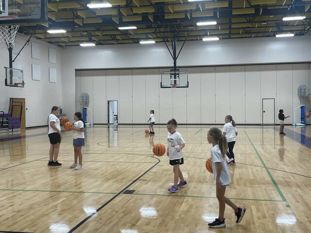 McClain holds annual girls basketball camp at South Johnson Elementary ...